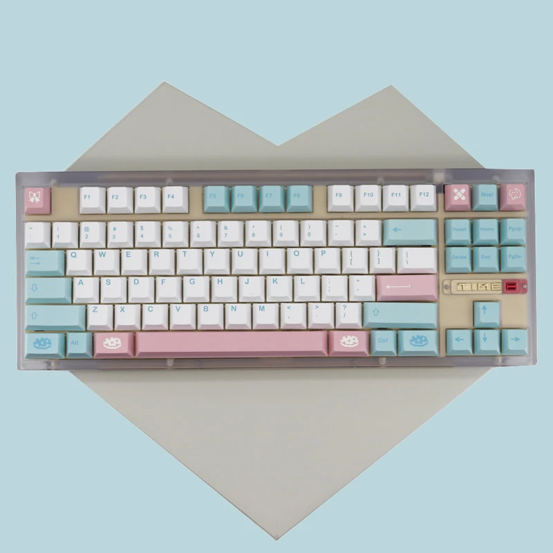 142 Keys GMK Noel Keycaps Cherry Profile PBT Dye Sublimation Mechanical ...