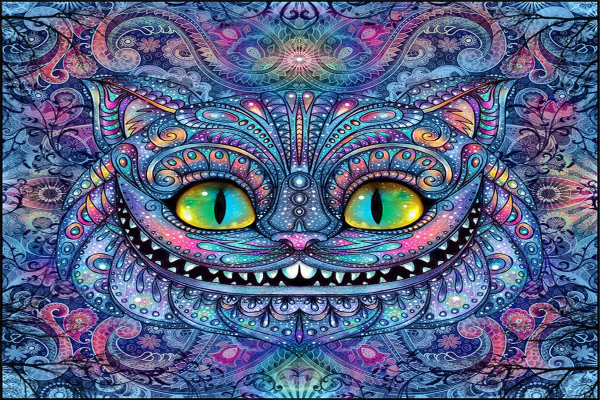 Trippy Pictures Of Alice In Wonderland Cat