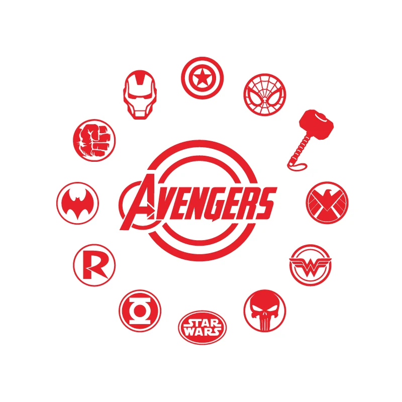 Marvel Characters Logos