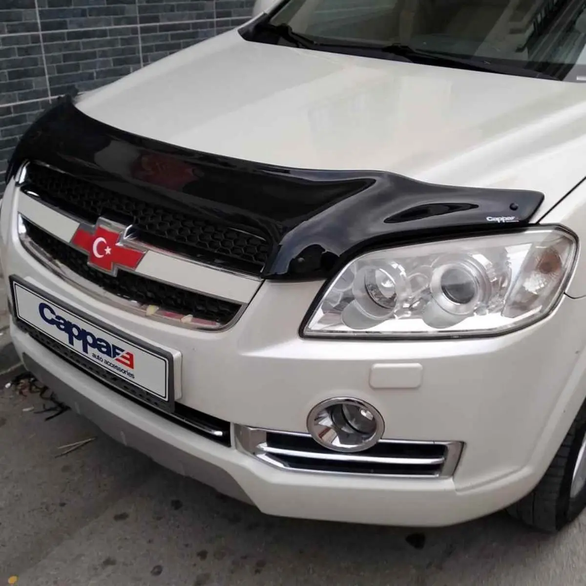 Front-Bug-Shield-Hood-Deflector-For-Chevrolet-Captiva-2006-To-2012 ...