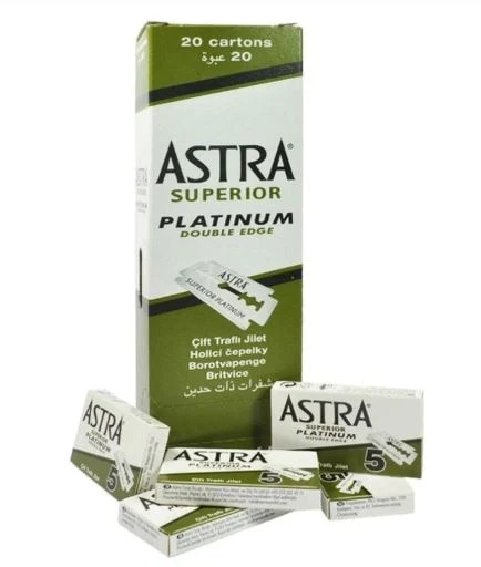 Astra Superior Razor Platinum Double-edged Safety Shaving Razor Razor ...
