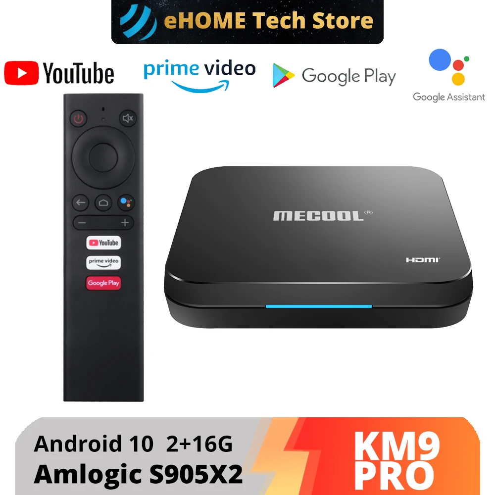 Mecool Km9 Pro Classic Google Certified Amlogic S905x2 Android 10.0 2g ...
