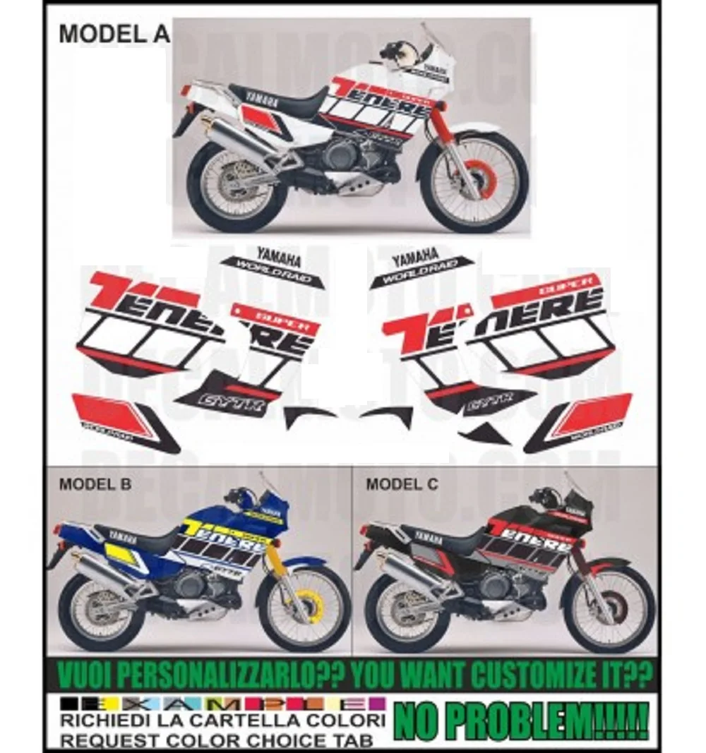 XT-750-Z-SUPER-TENERE-FACTORY-RACING-STICKERS-ADESIVI-juego-de-calcoman ...