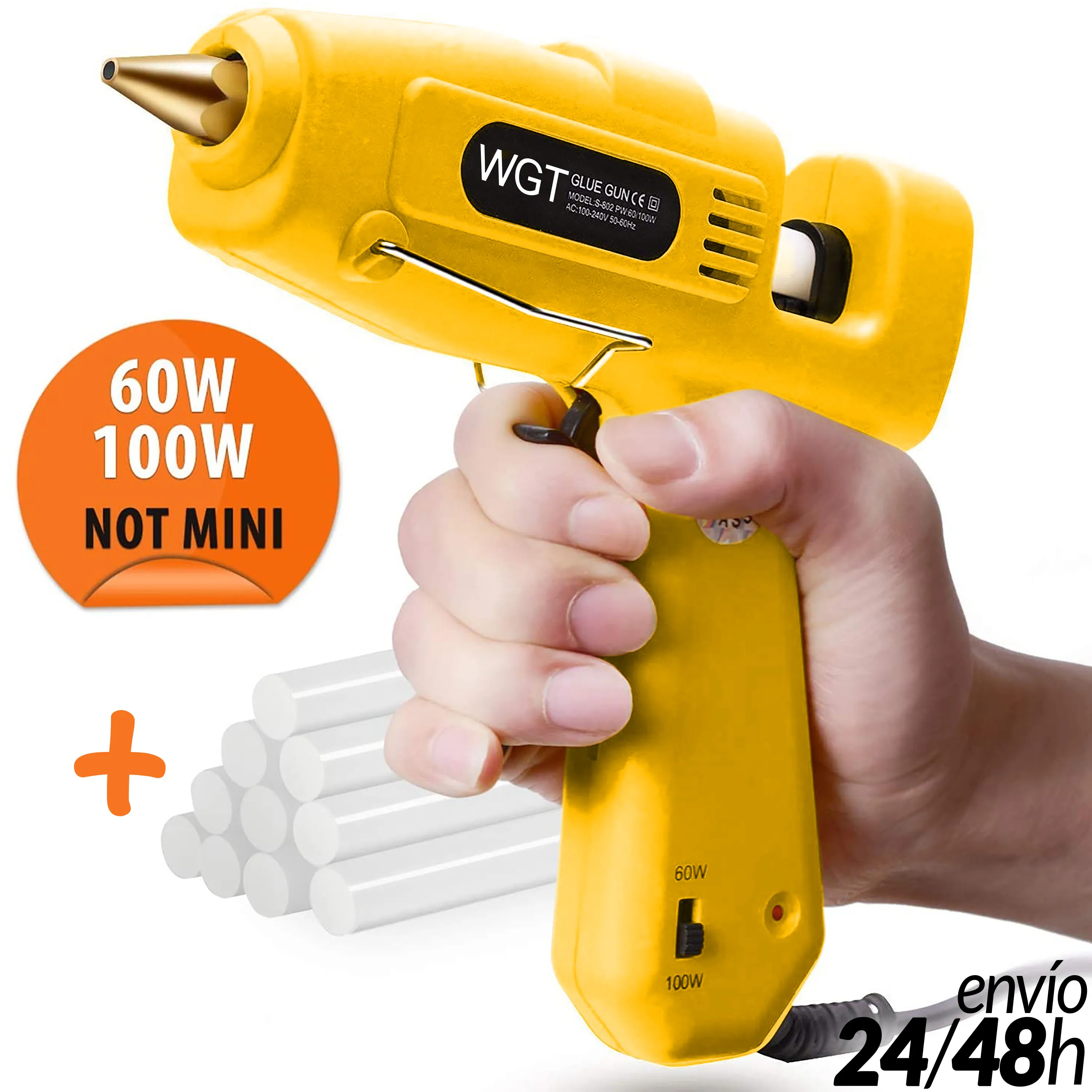 Hot Silicone Gun 100w | Silicone Bars Hot Gun | 60w Hot Silicone Gun ...