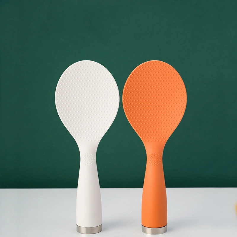 Non Stick Standing Rice Shovel Plastic Long Handle Spoon ...