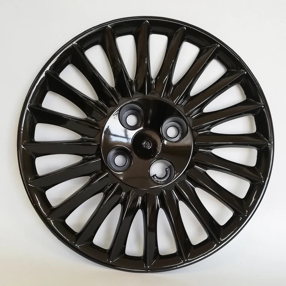 15 " Inch Piano Black Hub caps For Fiat Linea Punto Evo Doblo Wheel ...