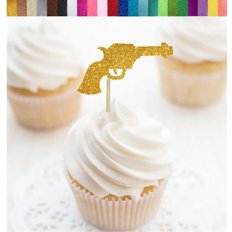Custom-Pistol-Cupcake-Toppers-Gun-Cupcake-Topper-Pistols-or-Pearls ...