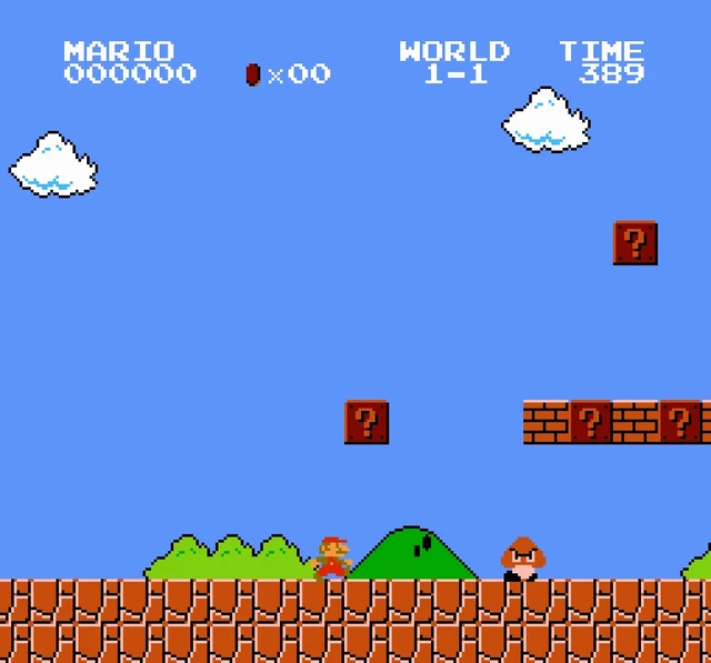 Mario Game 8 Bit