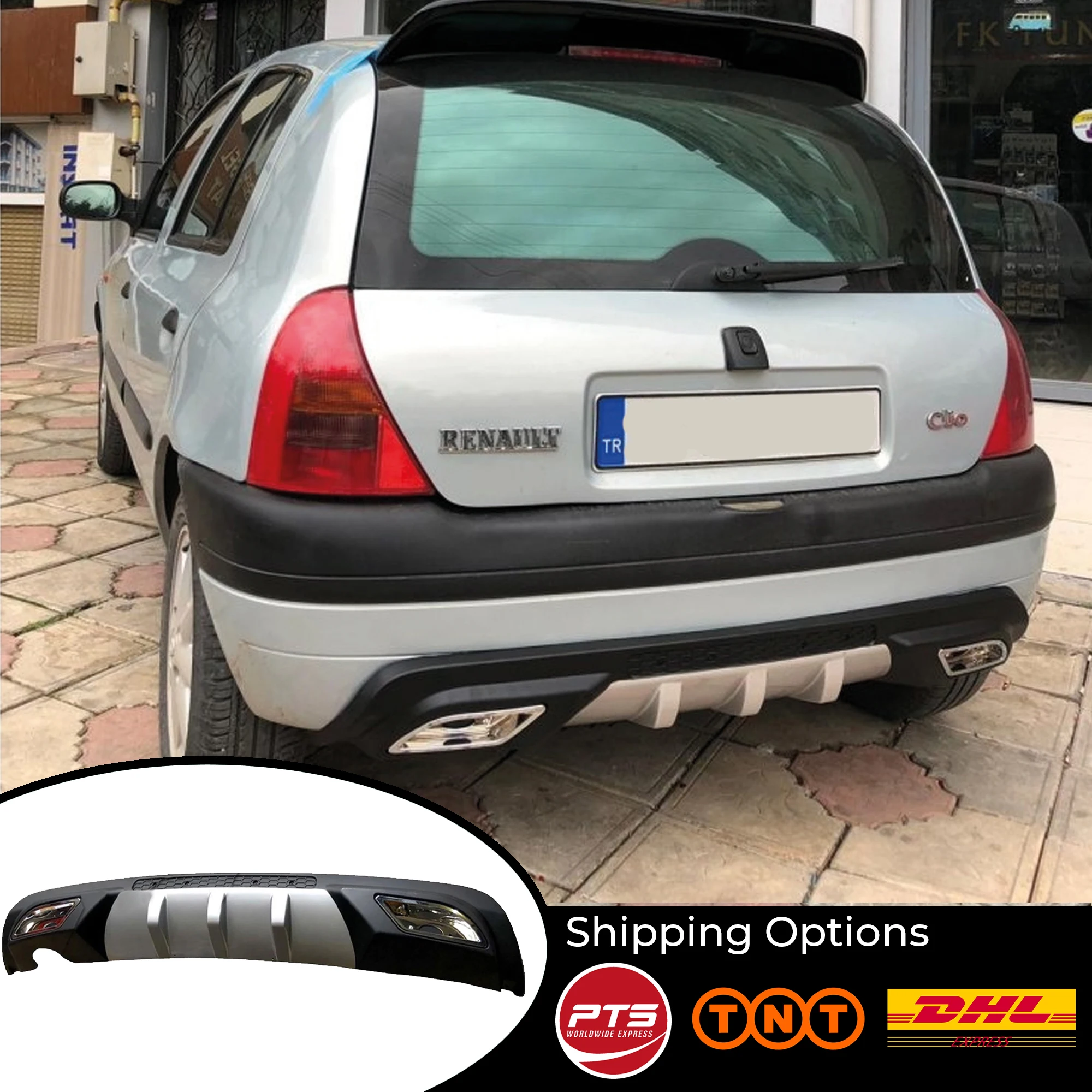 Rear-Diffuser-for-Renault-Clio-2-Car-Styling-Diff-ser-Rear-Body-Kit ...