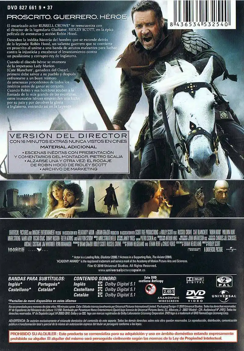 Robin Hood Dvd 2000