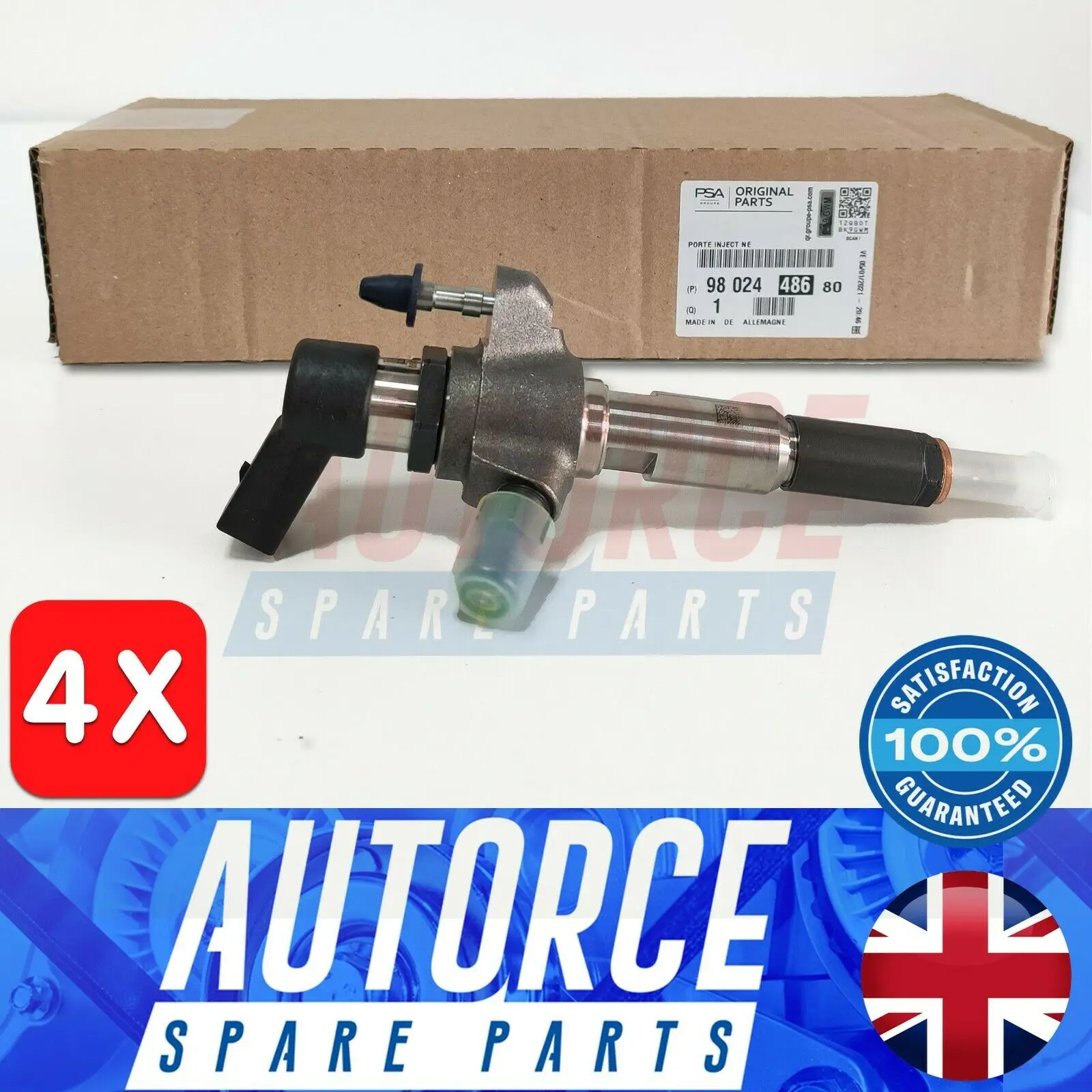 4x For Ford Focus C-max Mondeo Fits Galaxy 1.6 Tdci Fuel Injector ...