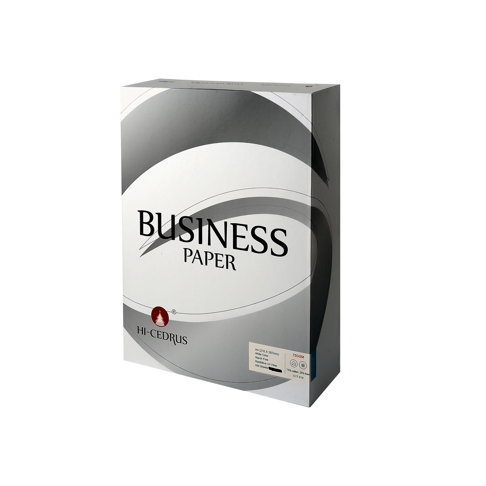 75gsm 75% Cotton 25% Linen Paper A4 210*297mm White Color With Uv ...