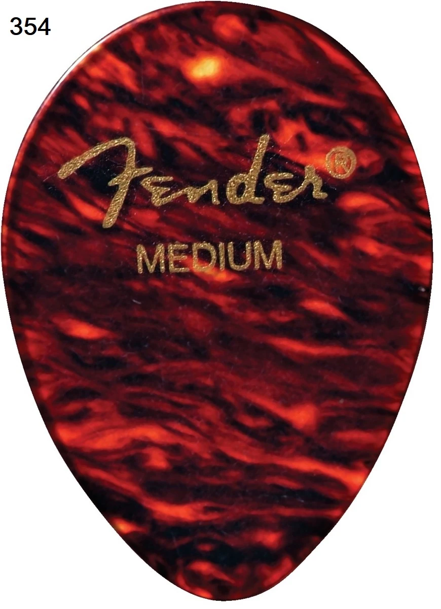 Fender 346/347/354/358/451/551 Shape Classic Celluloid Guitar Pick ...