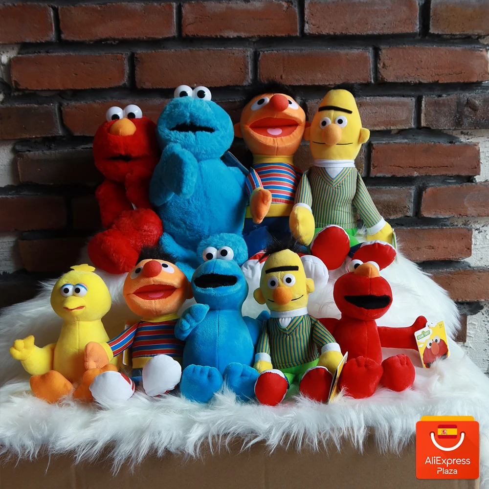 Peluches Barrio Sesamo, Epi, Blas, Elmo, Mounstruo de las Galletas ...