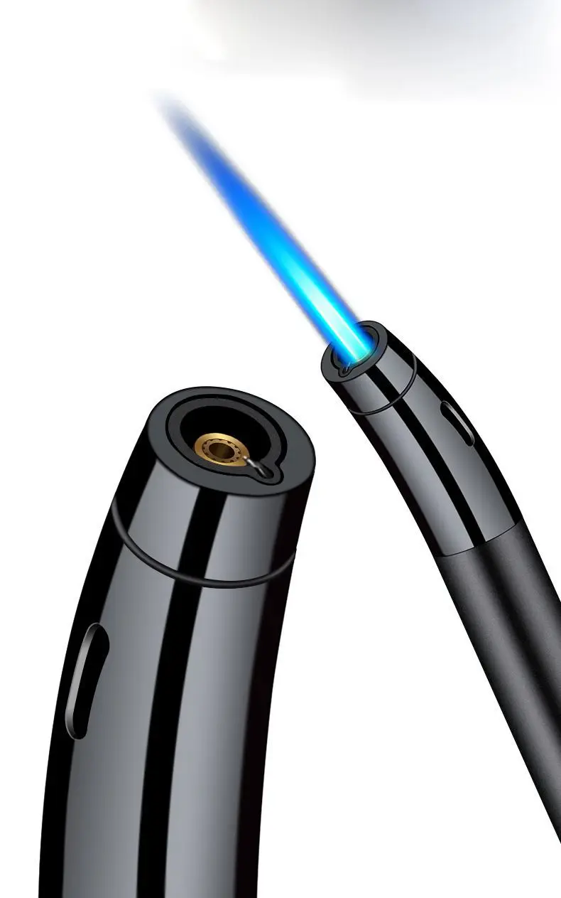 Windproof Butane Gas High Temperature Spray Gun Outdoor BBQ Kitchen ...