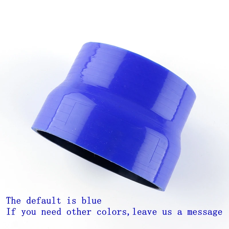 Blue Straight Reducer Hose Universal Silicone Coolant Intercooler Pipe ...