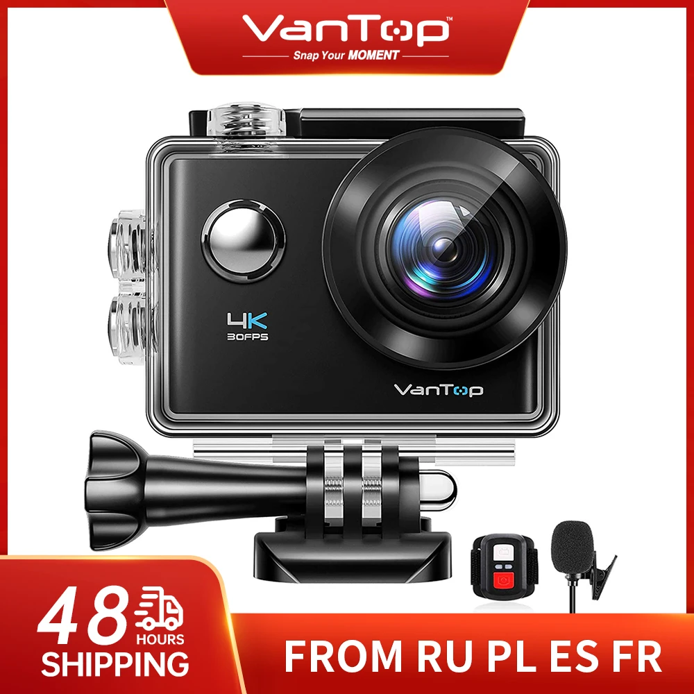 Vantop Moment 4u 4k Action Camera 20mp Wireless Sport Camera With Eis ...