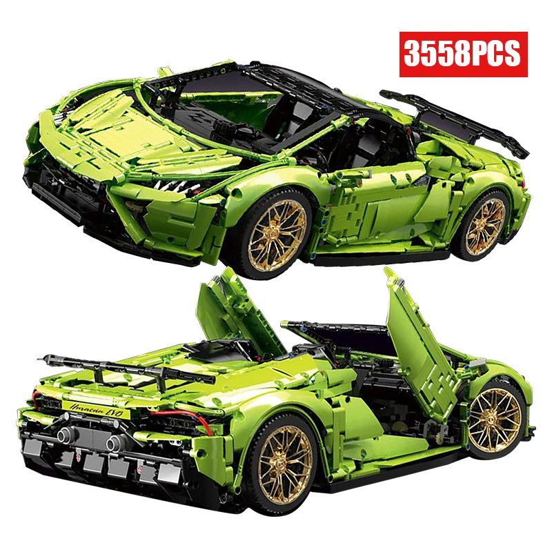 Super Famous Racing Sport Technical Car Model Building Block City Moc ...