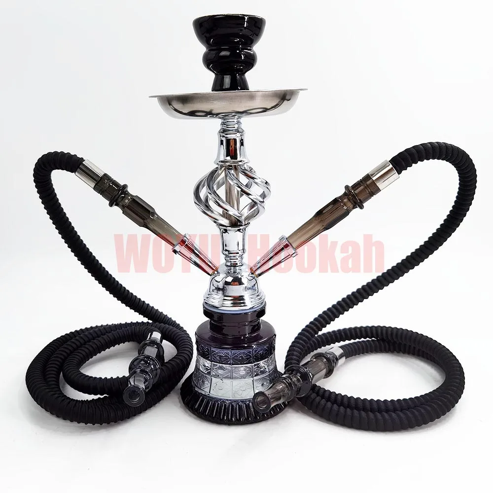 Cheap-hukka-pot-1-hose-2-hoses-option-shisha-kit-smoke-gift-mini-glass ...