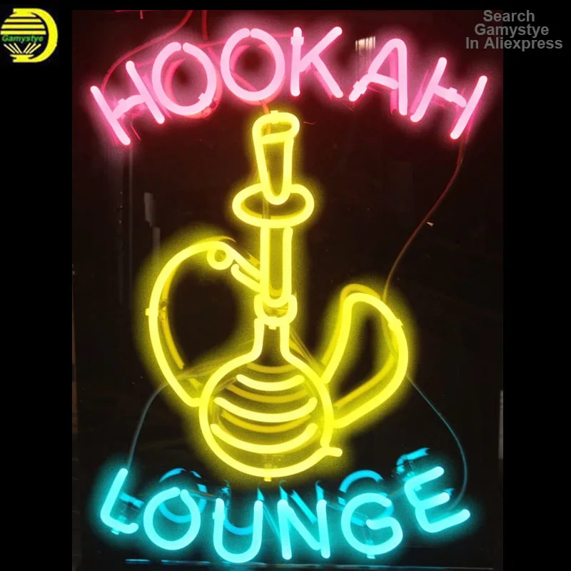 Neon-Sign-For-Hookah-Lounge-Bar-Water-Pipes-Aesthetic-Decor-Wall-Lights ...