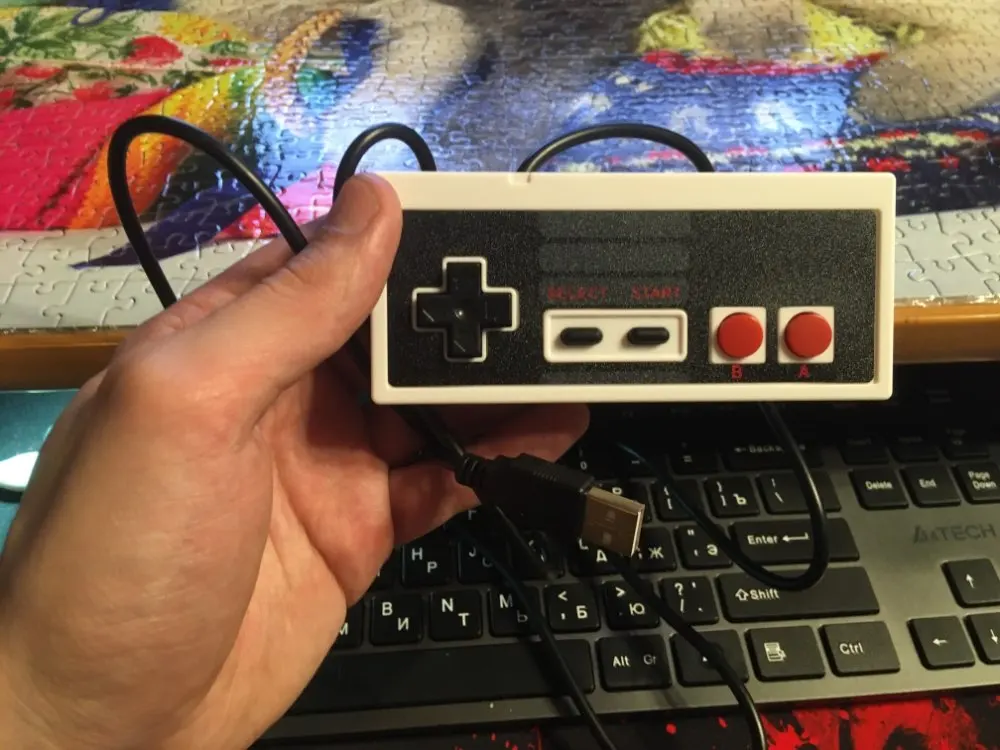 Classic Retro Wired USB Game Controller | Gamer Fuss