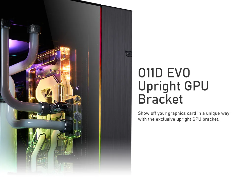 Lian Li O11D EVO Upright GPU Kit, PCIe 4.0 Riser Cable (White)