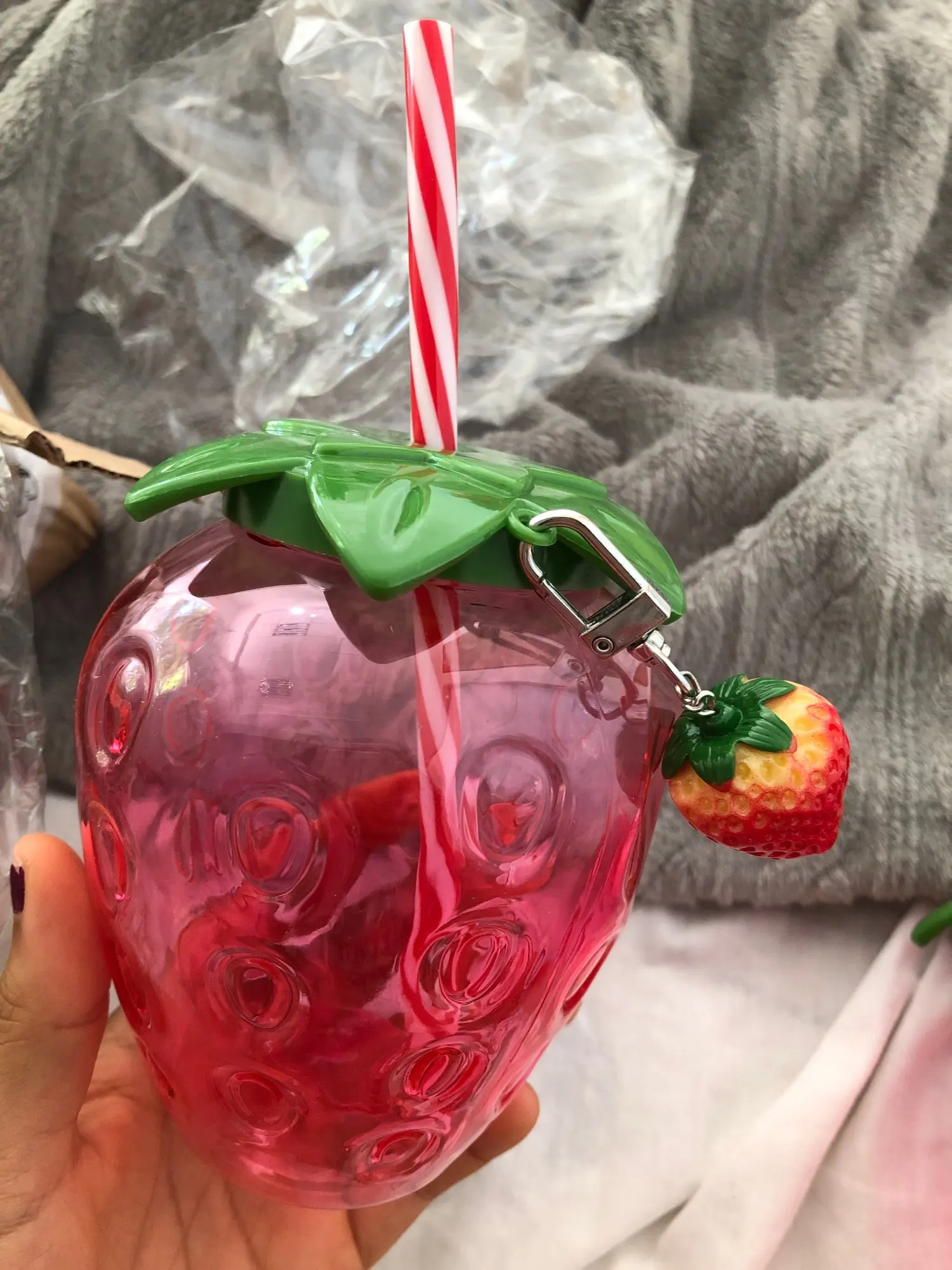 Cute Strawberry Cup with Straw - Life Changing Products