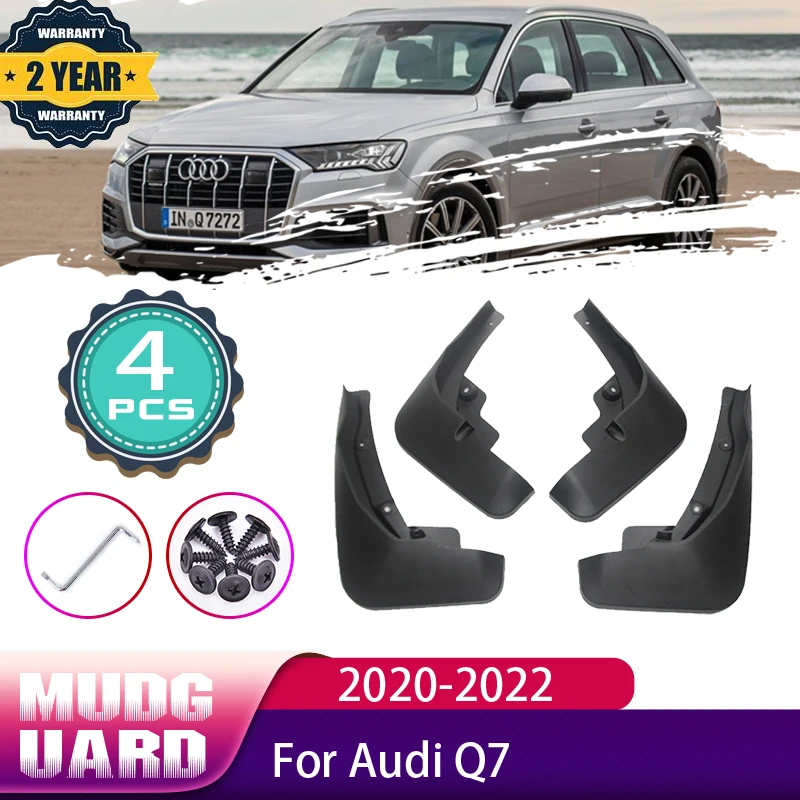 Car-Mudguard-For-Audi-Q7-4M-MK2-2020-2021-2022-Front-Rear-Wheels-Splash ...