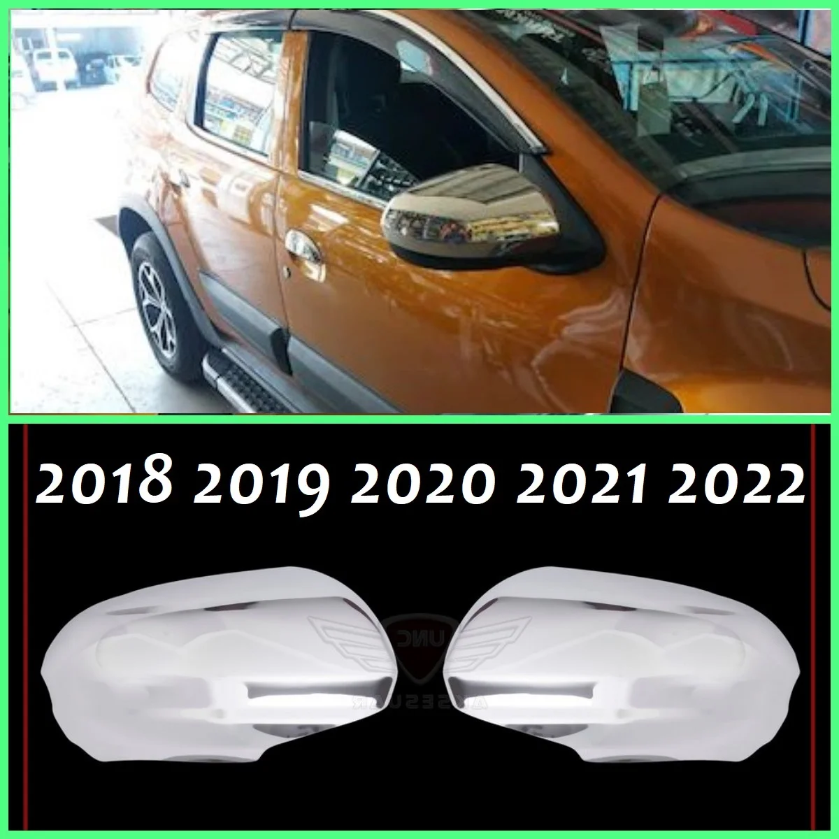 2-Pieces-High-Quality-ABS-Plastic-Chrome-Mirror-Covers-Caps-RearView ...