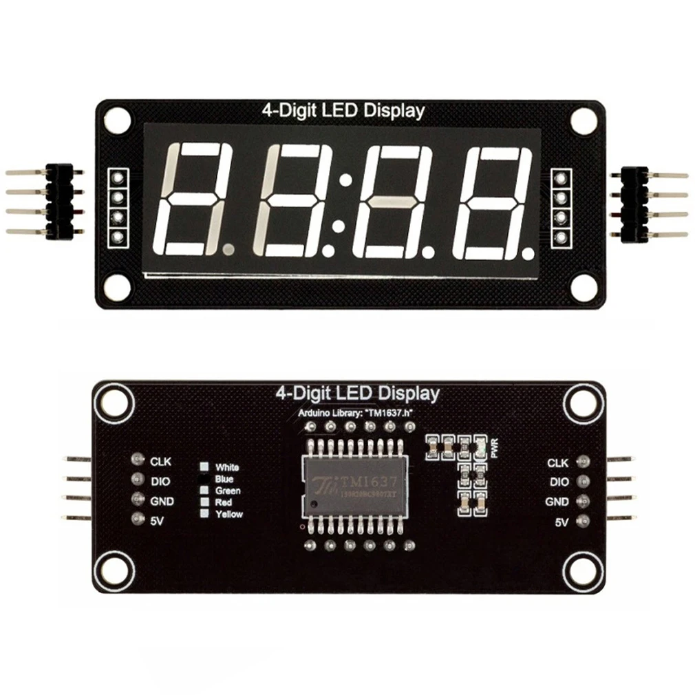 0.56''Inch TM1637 4Bit Digital LED 7 Segment Clock Tube Display For ...