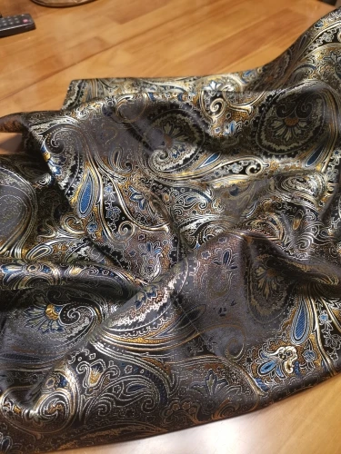 75 см парча жаккардовая ткань атласная шелковая цветочная ткань для ...