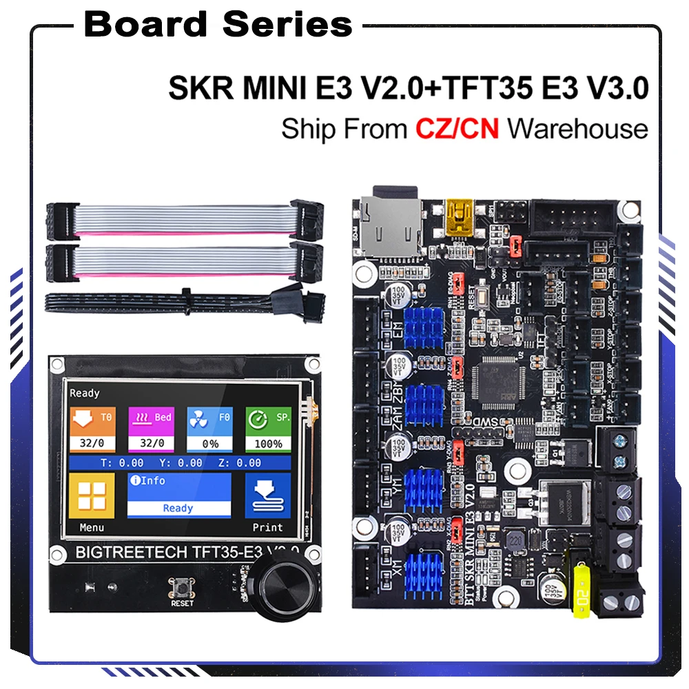 Bigtreetech Skr Mini E3 V2.0+tft35 E3 V3.0 Touch Screen Tmc2209 3d Printer Parts For Creality ...